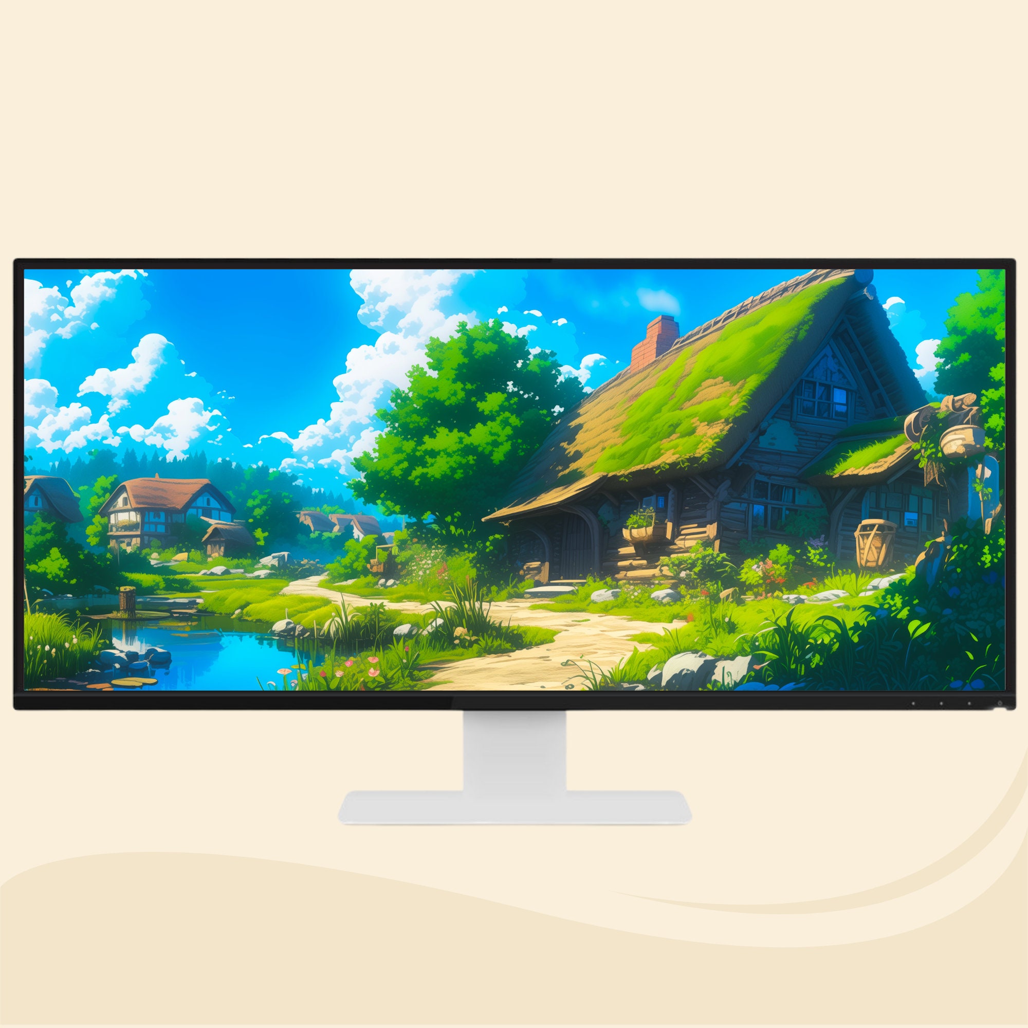 Cottagecore Wallpaper Ultrawide Wallpaper Desktop Wallpaper Desktop ...