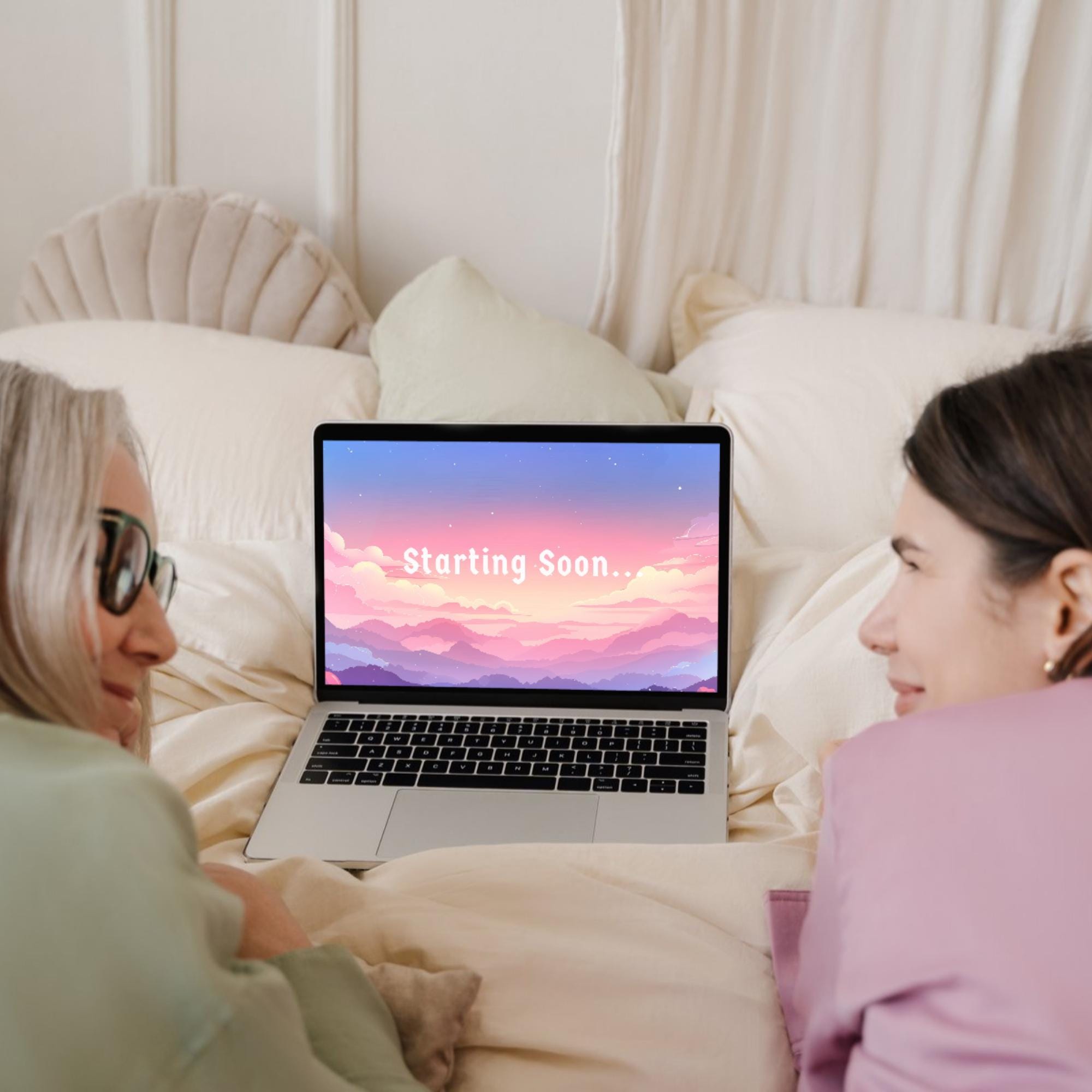 Stream Screens Twitch Banner Dreamy Pastel Sky Animated Screen Twitch ...