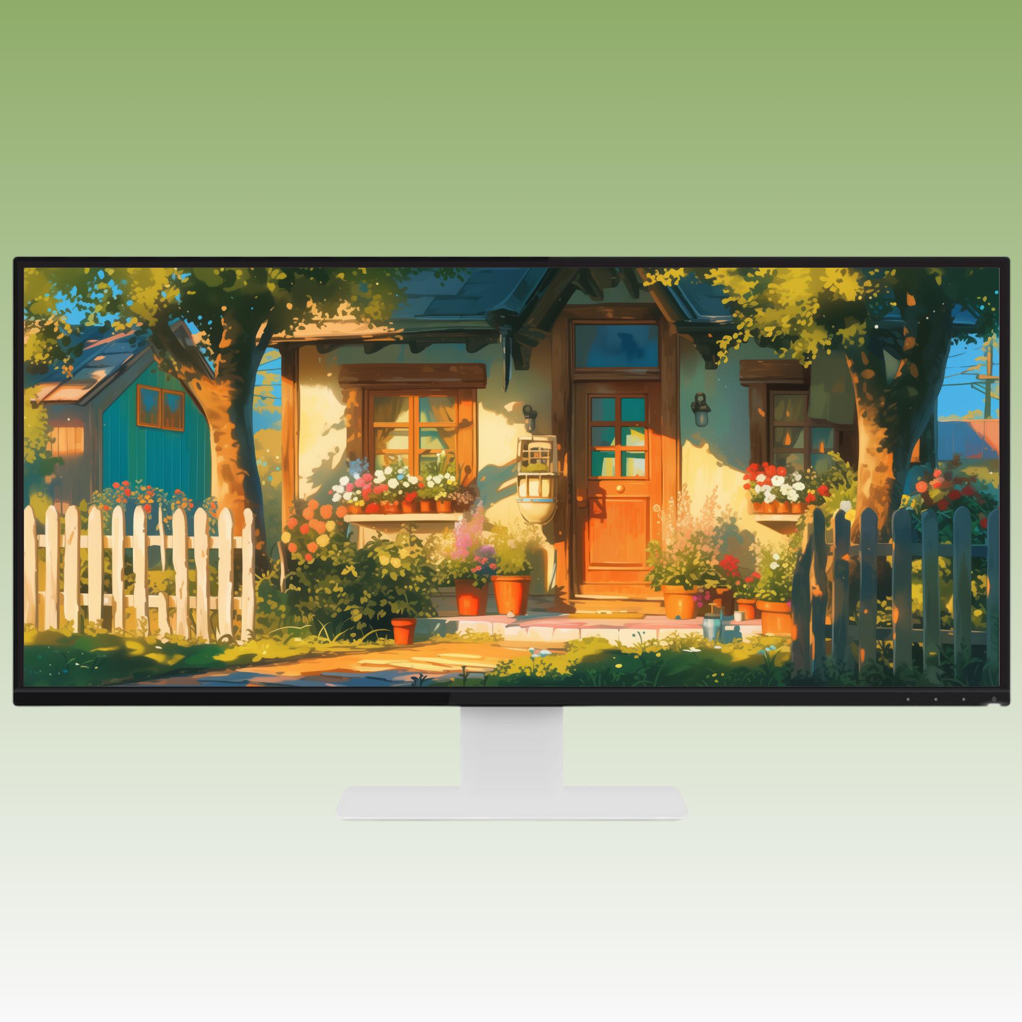 Cottagecore Wallpaper Ultrawide Wallpaper Desktop Wallpaper Desktop ...