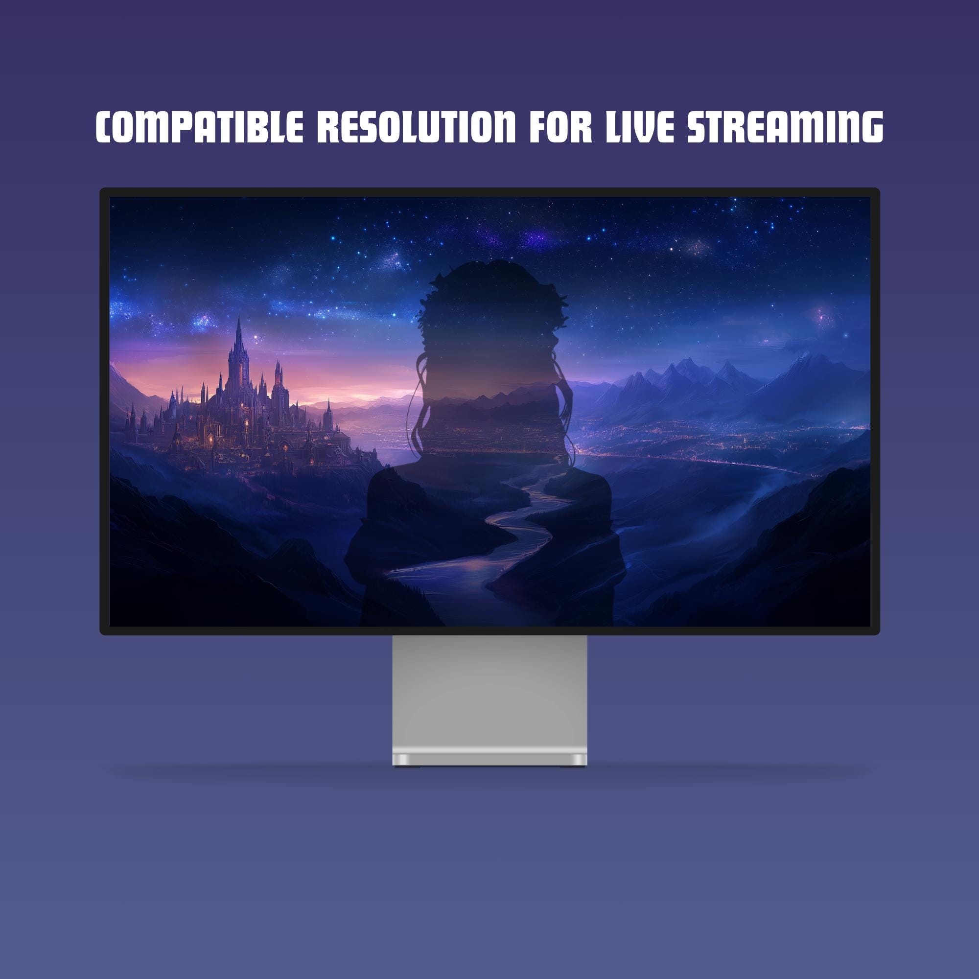 Velaris Night Court Animated Backgrounds Acotar Inspired Twitch Overlay ...