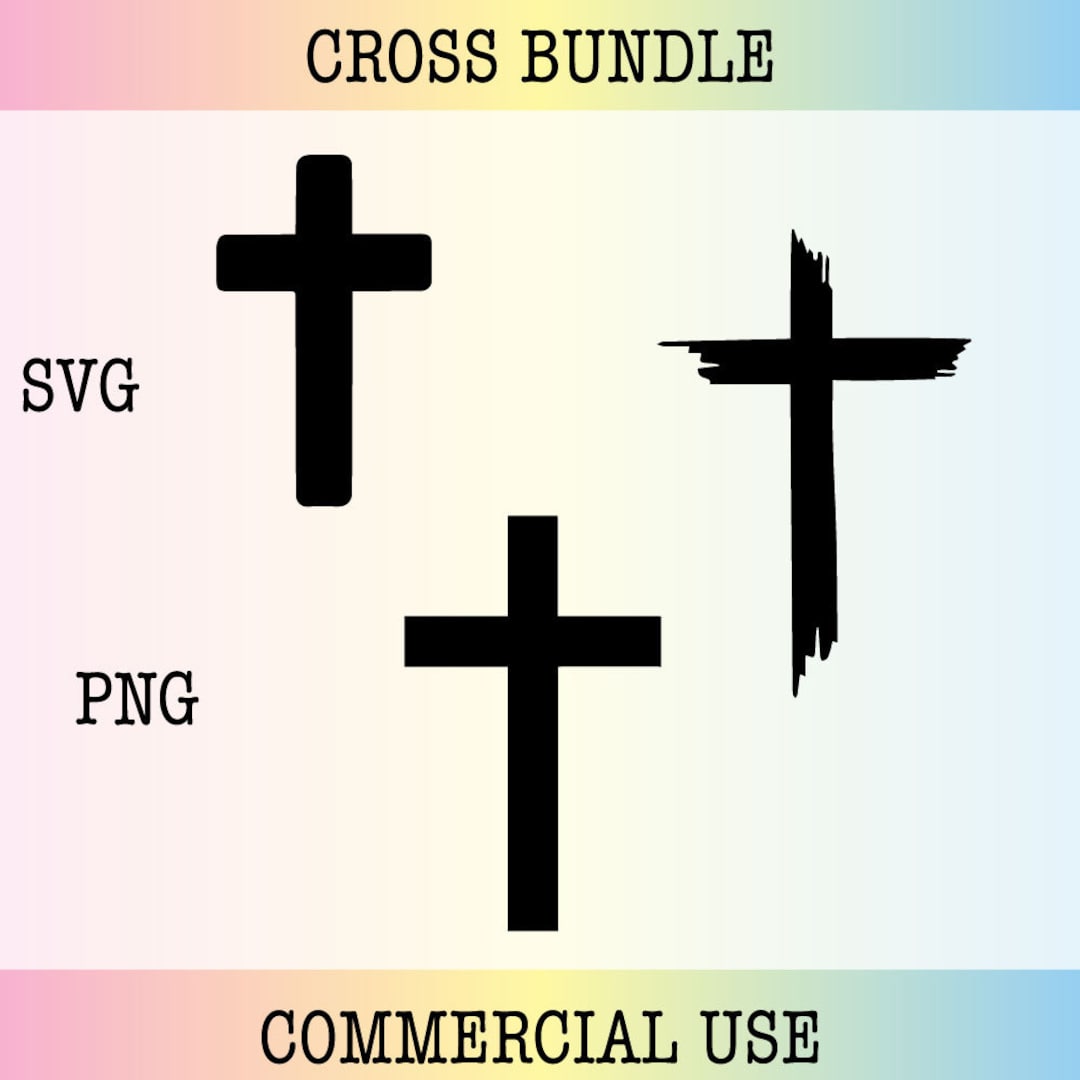 CROSS SVG BUNDLE, Instant Download, Jesus Svg, Old Rugged Cross Svg ...