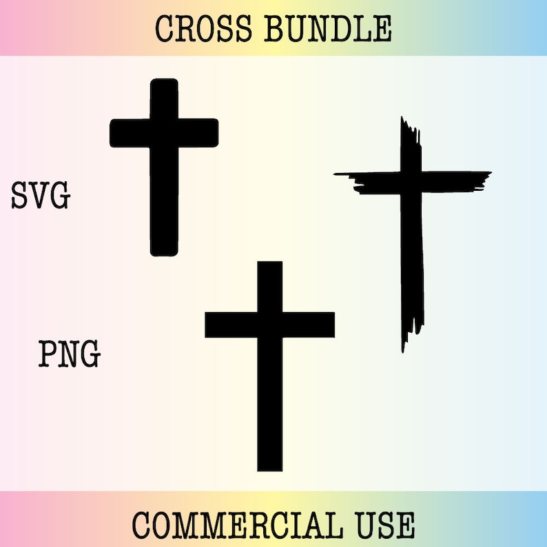 CROSS SVG BUNDLE, Instant Download, Jesus Svg, Old Rugged Cross Svg ...