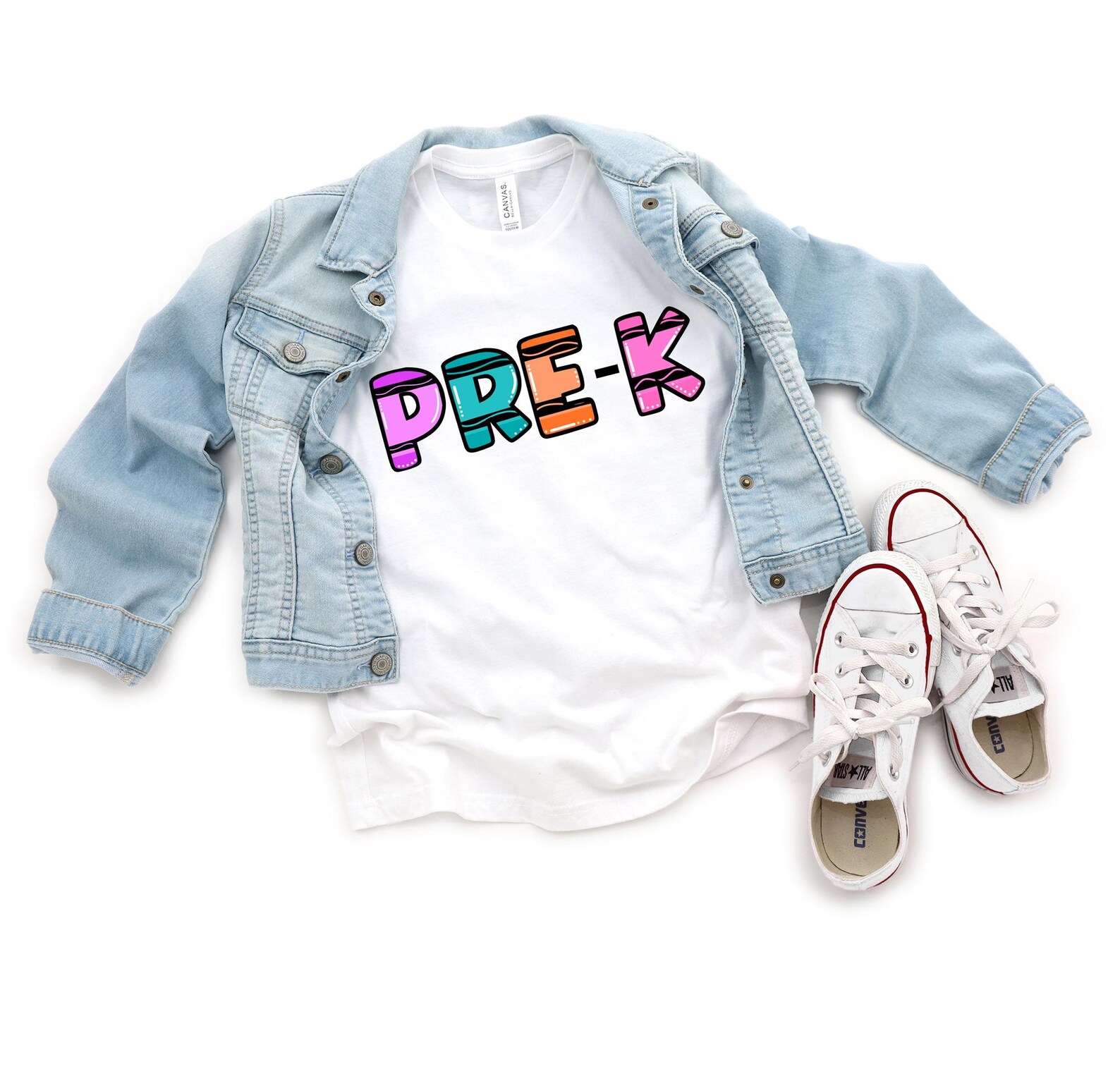 Crayon Back to School Letters, PRE-K Png , DIY Name Png, Png File, Png ...