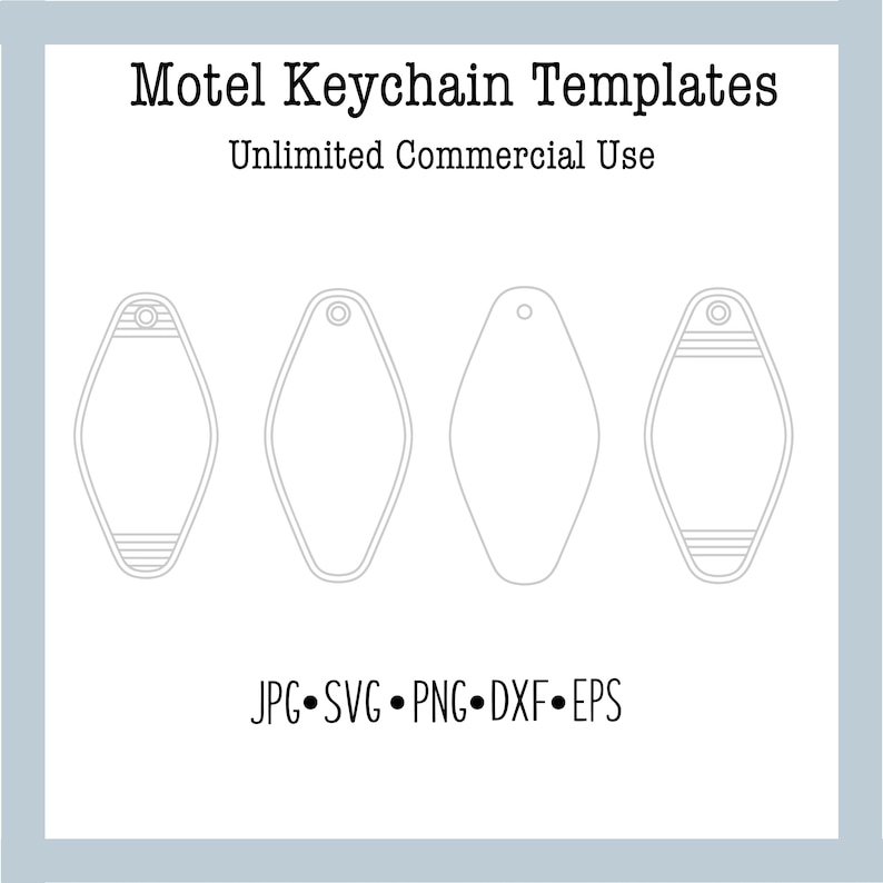 Motel Keychain Template, Motel Keychain Svg, Hotel Keychain Svg ...