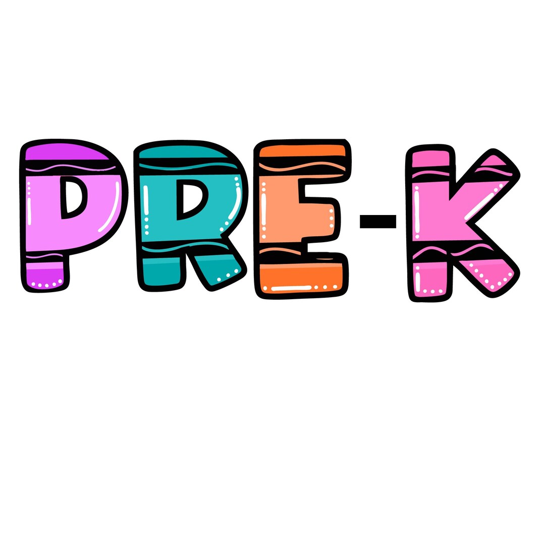Crayon Back to School Letters, PRE-K Png , DIY Name Png, Png File, Png ...