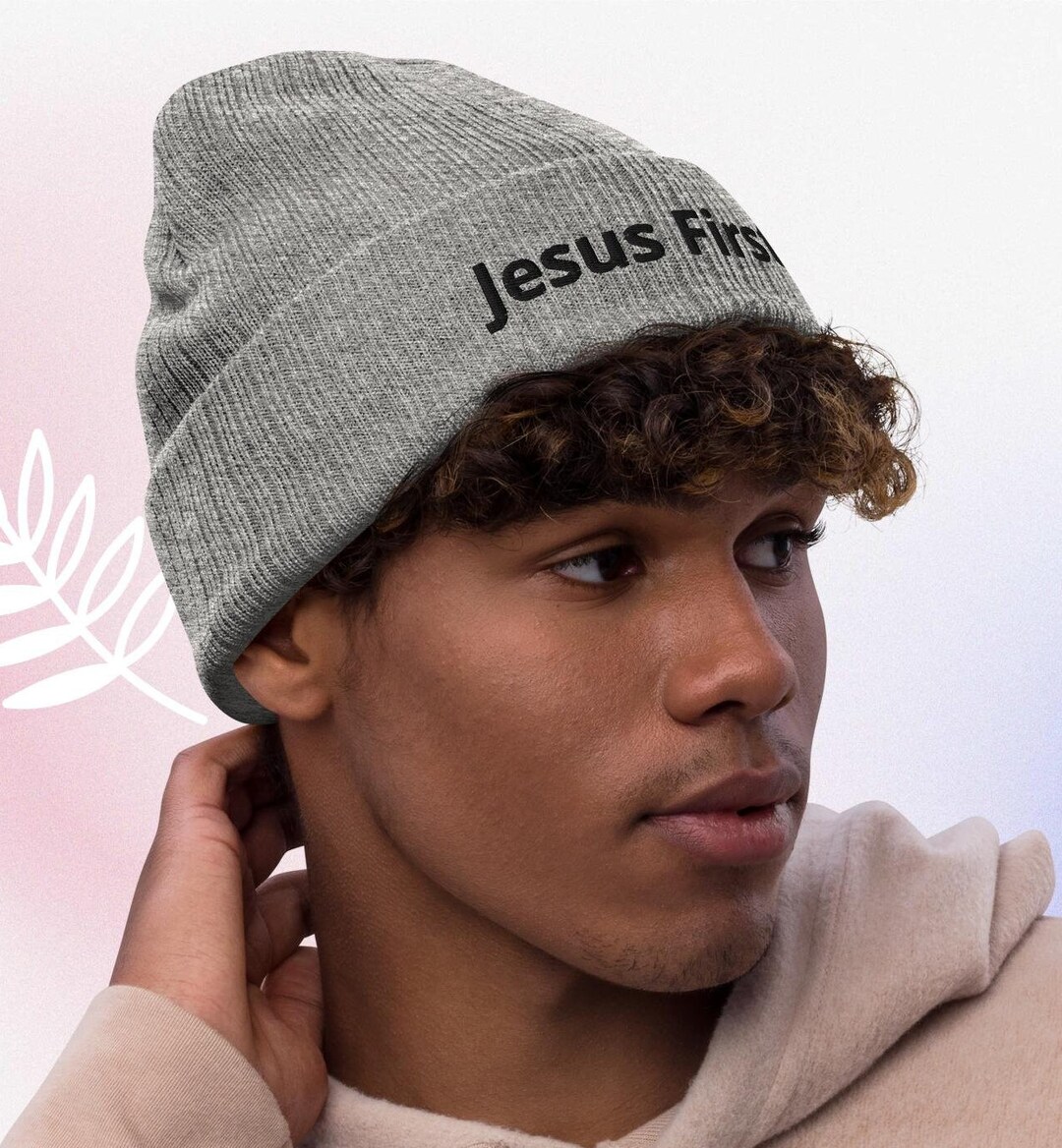 Jesus, First Hat. Jesus Should Be First in Our Lives. Show Your Belief ...