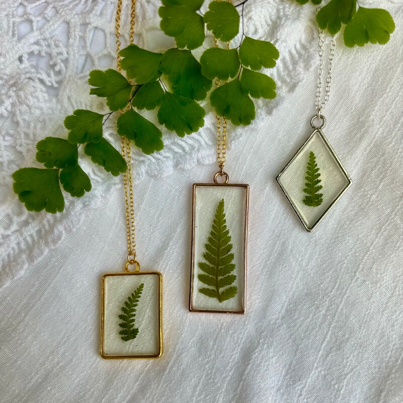 Fern Necklace - Etsy