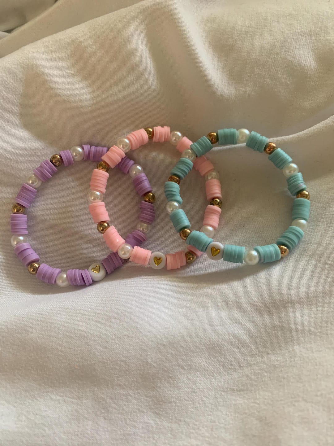 Friendship Clay Braclet Set - Etsy