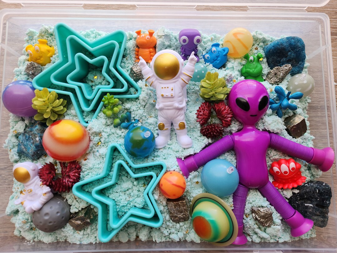 Space Themed Sensory Bin Outer Space Themed Birthday Gift for Boys ...