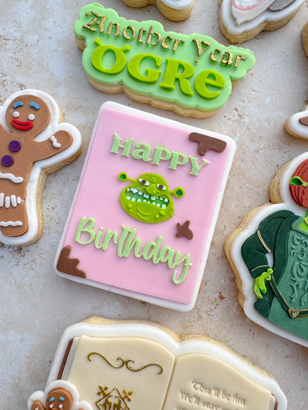 Happy Birthday Ogre | Birthday Theme Cookie Embosser Stamp & Cutter ...