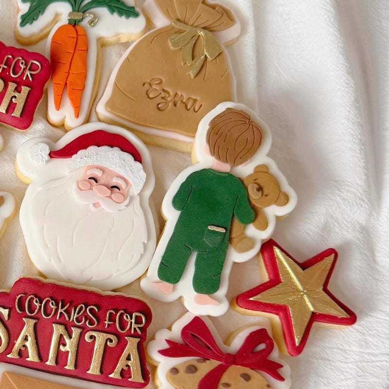 Santa Bear Cookie Cutter - Etsy UK