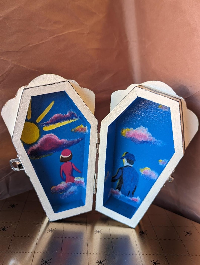 Guide for the Deceased Coffin Box - Etsy