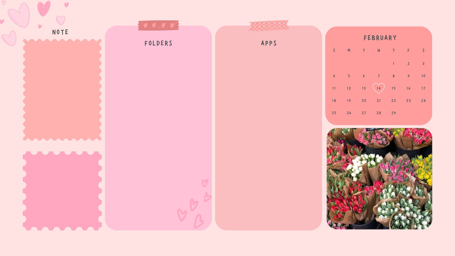 February 2024 Desktop Wallpaper - Etsy