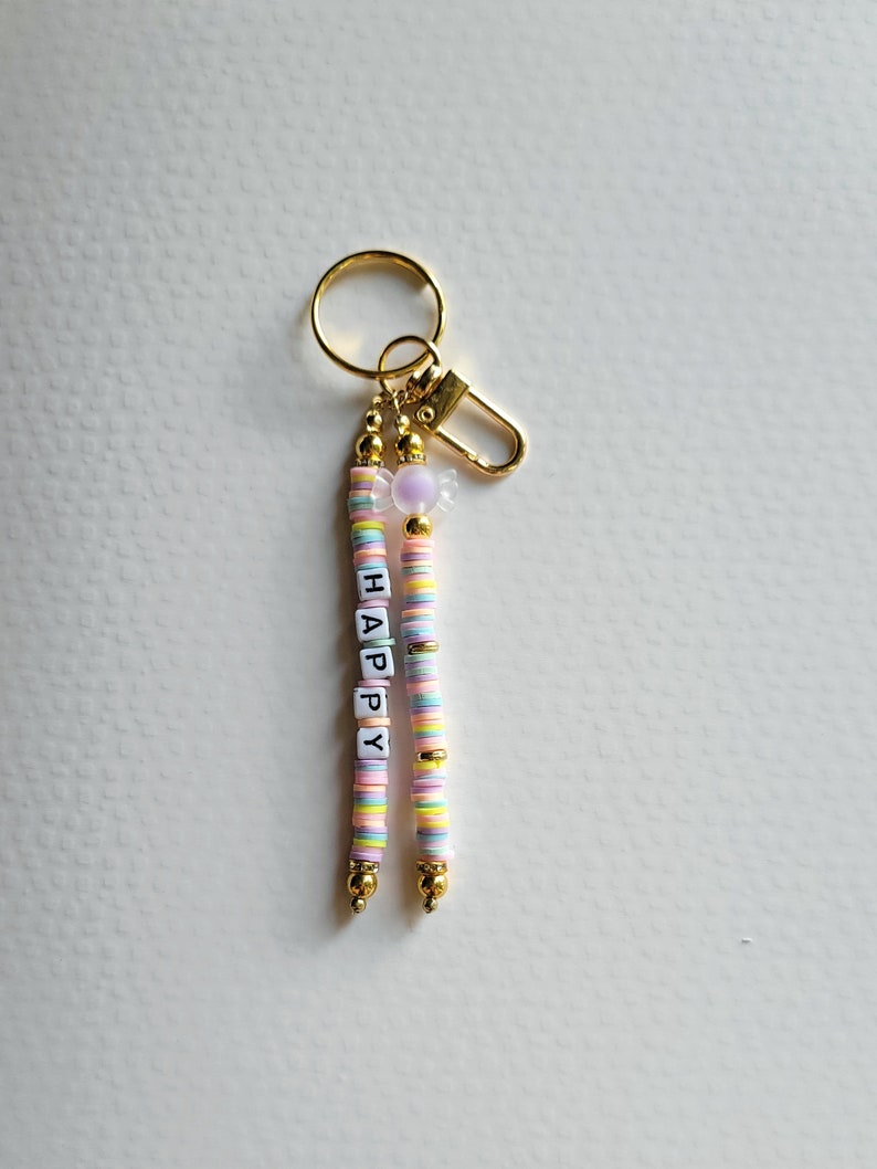 Pastel Keychains, Custom Keychains, Personalized Keychain, Cute ...
