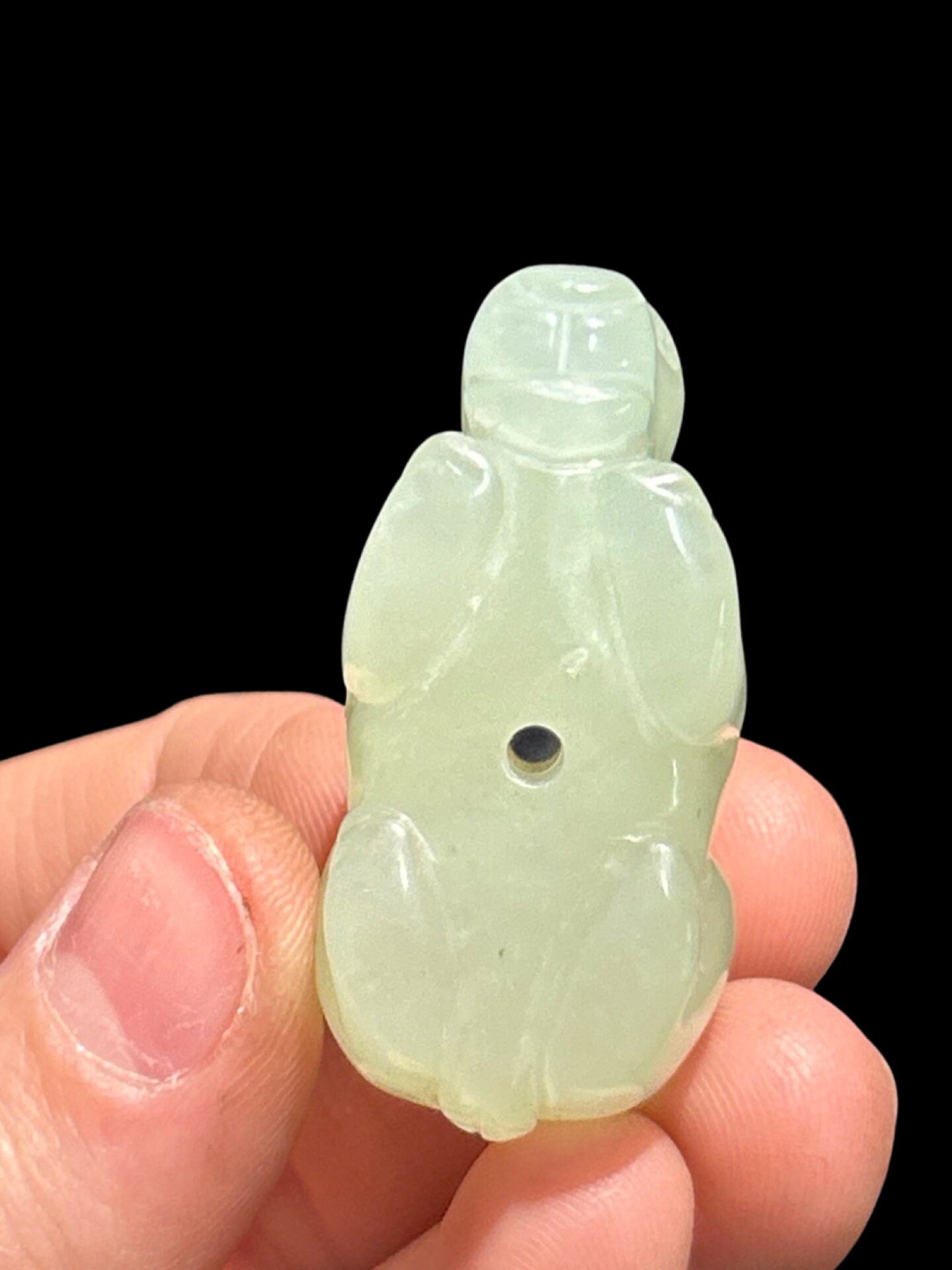 Rare Hand-carved Green Jade Rabbit Sculptures - Etsy