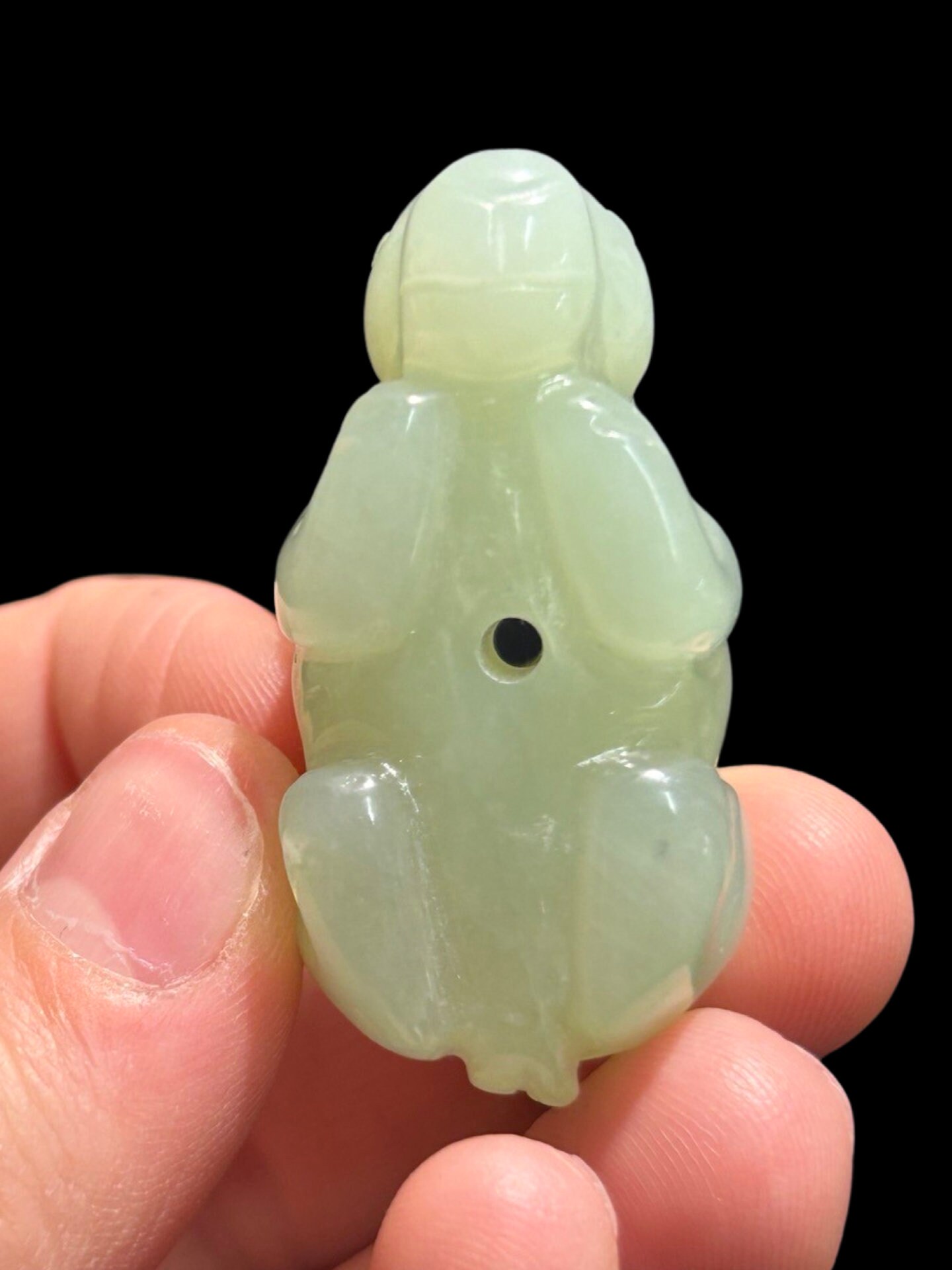 Rare Hand-carved Green Jade Rabbit Sculptures - Etsy