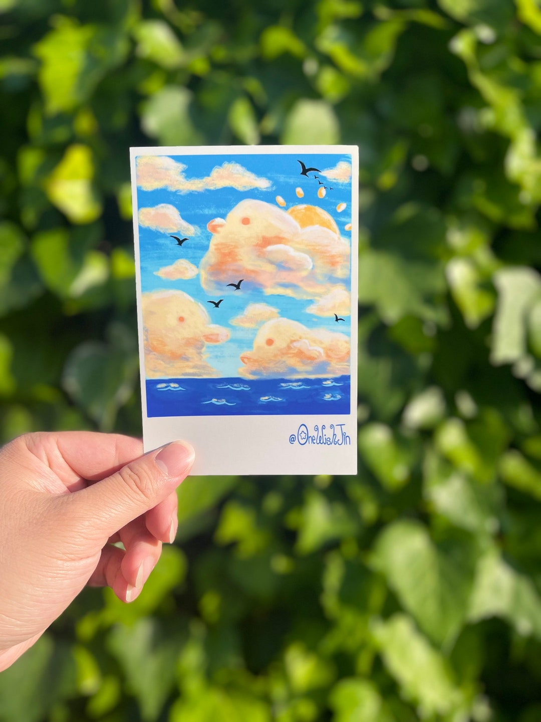 Duck Cloud | Octopus Cloud | Cat Cloud | Bunny Cloud Prints | 4 X 6 ...