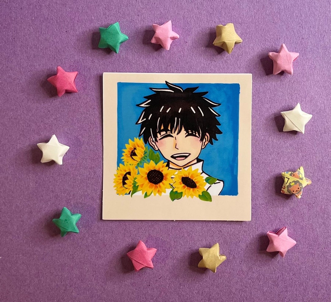 Yuta JJK Sticker | Vinyl With Glossy Finish | Durable | 3” X 3” Inch ...