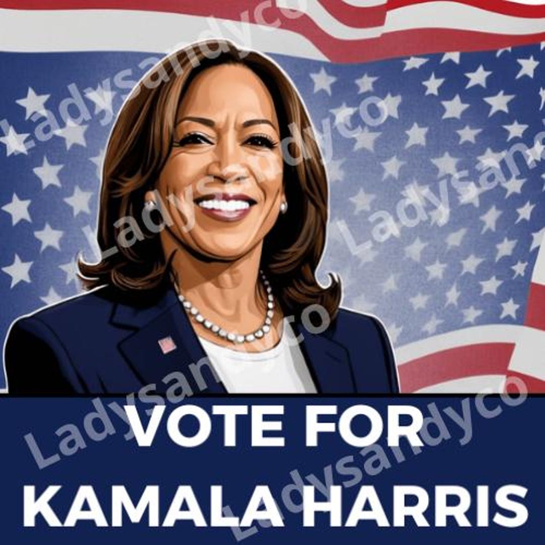 Vote for Kamala Harris Png - Etsy
