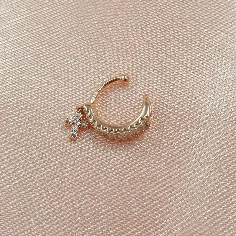 Cross Ear Cuff - Etsy