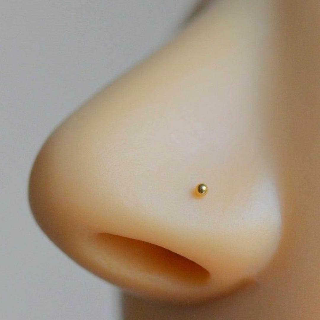 1.5 Mm Ball Nose Pin Nose Piercing Thin Tiny Nose Stud Nose Studs Nose ...