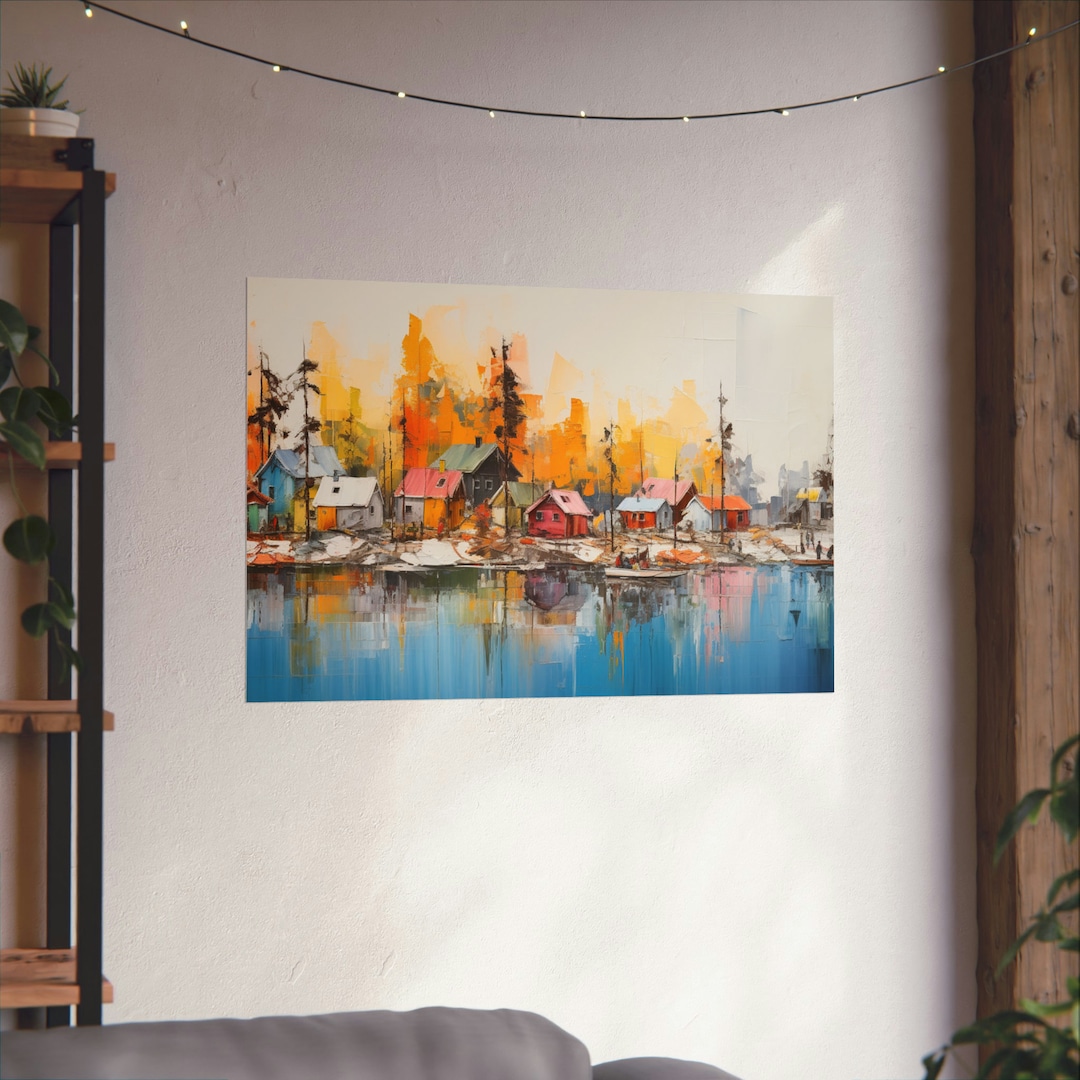 Virsilver Painting of Finnish Lapland 3D Detail Close Tromp Loe, Travel ...