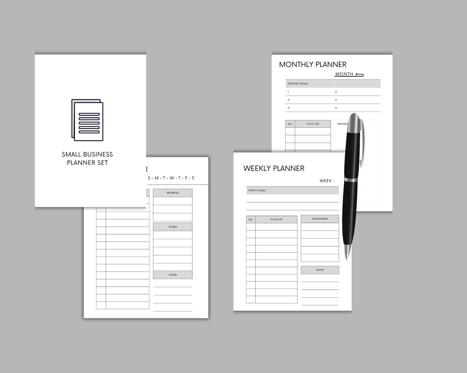 Editable Business Planner, Business Checklist, Business Organizer ...