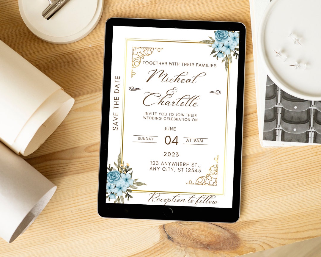 Editable Wedding Invite, Instant Download, Customizable Invite, Wedding ...
