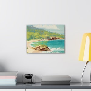 Retro Tropics Paradise 1950s Wall Art Beach Bliss Nostalgia Vintage ...