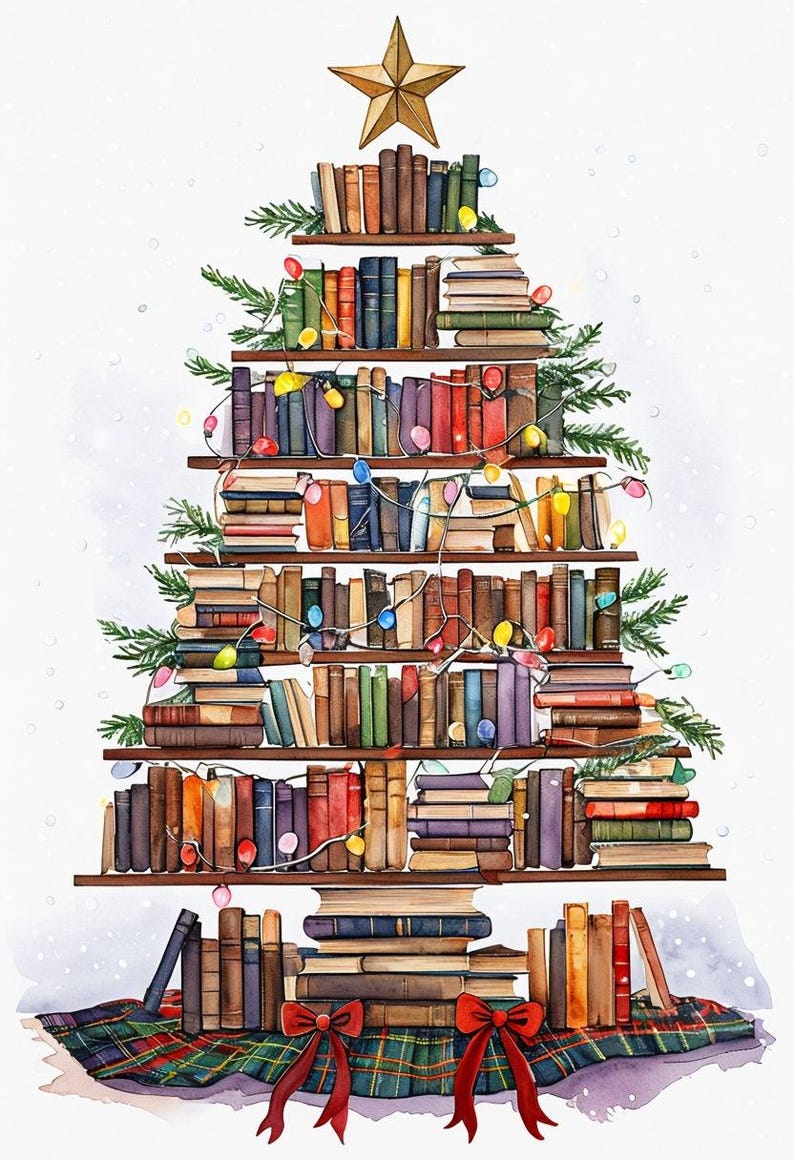 Christmas Tree Books - Etsy