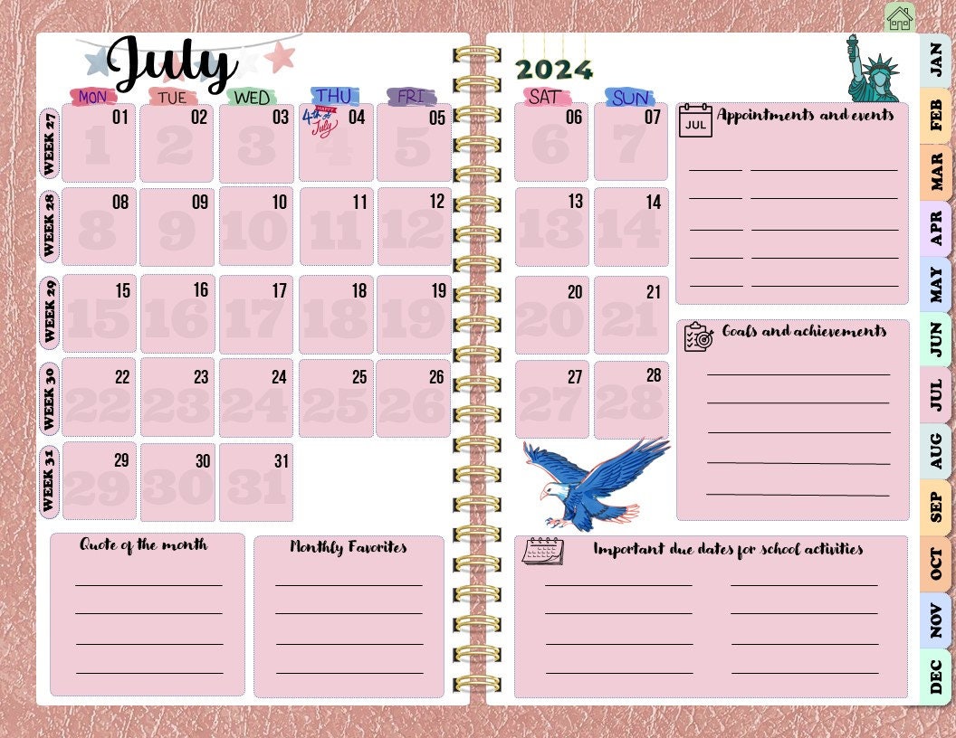 THE MASTERMIND PLANNER Girly Version - Etsy