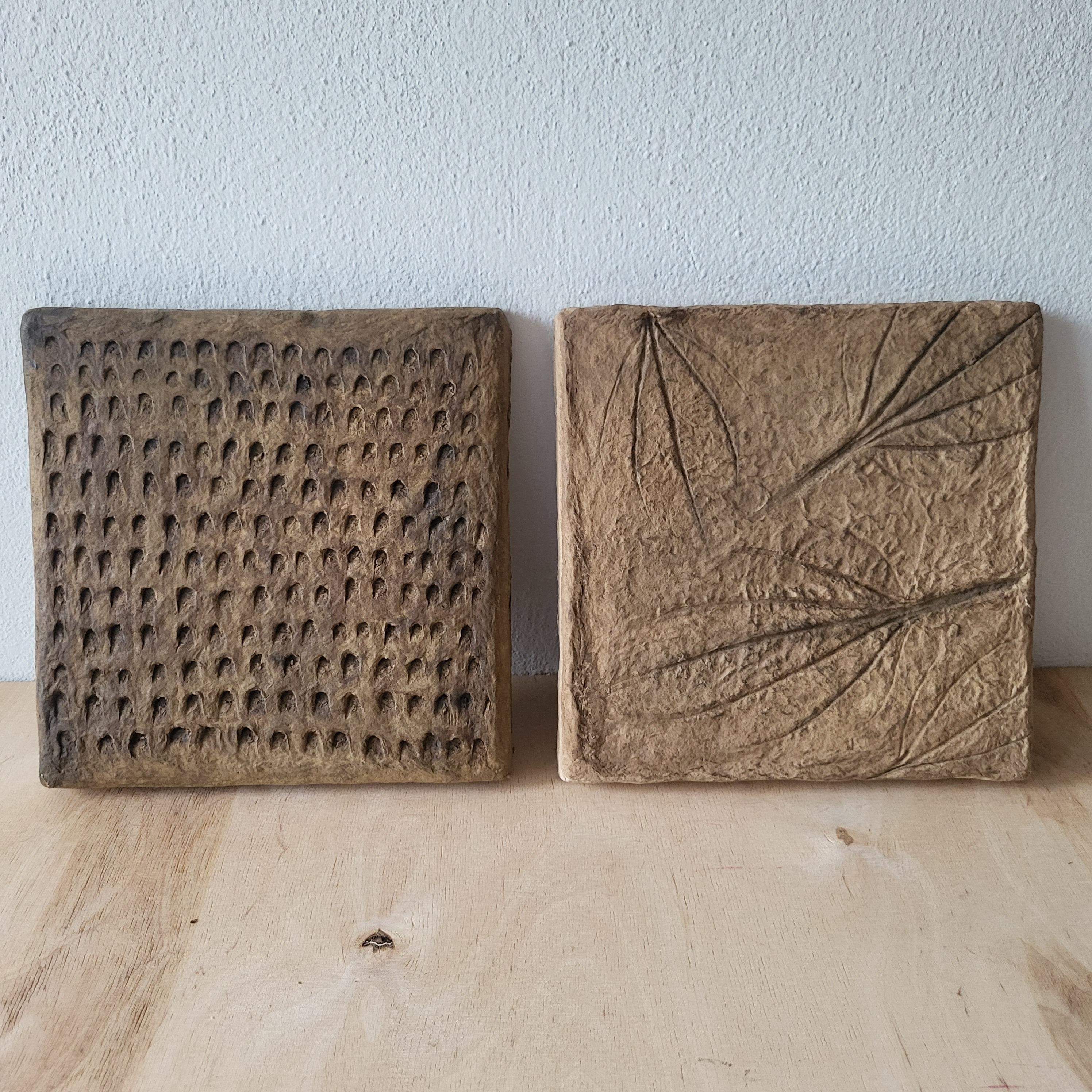 Handcrafted, Unique Paper Mâché Artwork Inspired by Nature, Textured 3D ...