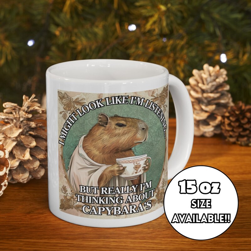 Capybara Mug - Etsy