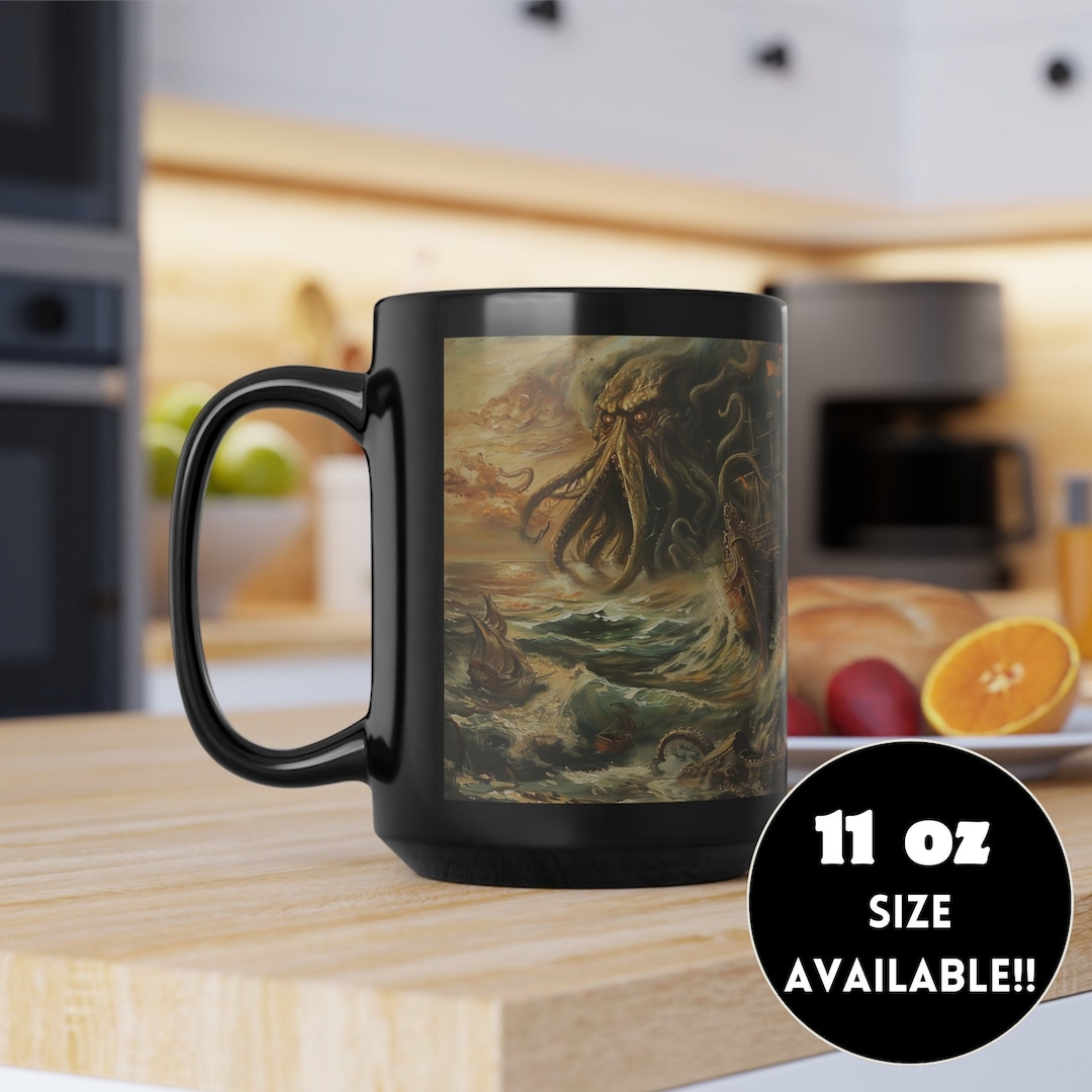 Cthulhu Coffee Mug, HP Lovecraft Quote Gift, Call of Cthulhu ...