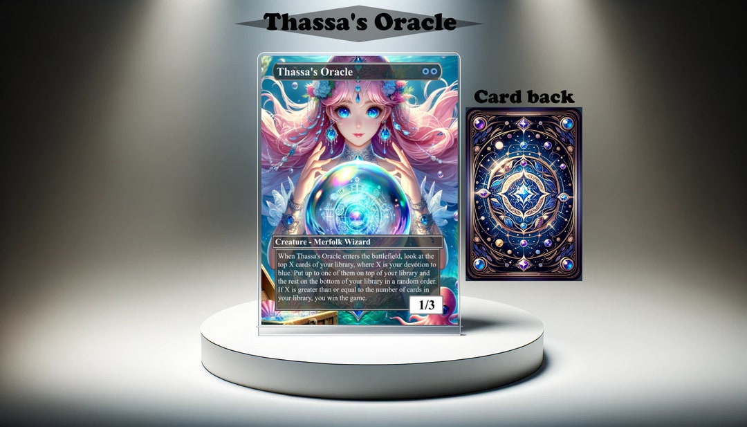 Thassa's Oracle MTG Proxy Custom Card, Full Art EDH - Etsy