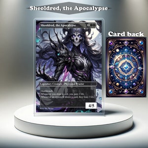 Sheoldred, the Apocalypse (skeleton Version) - MTG Proxy Custom Card ...