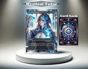 Mystical Tutor Full Art Mtg Proxy Custom Card Holographic - Etsy