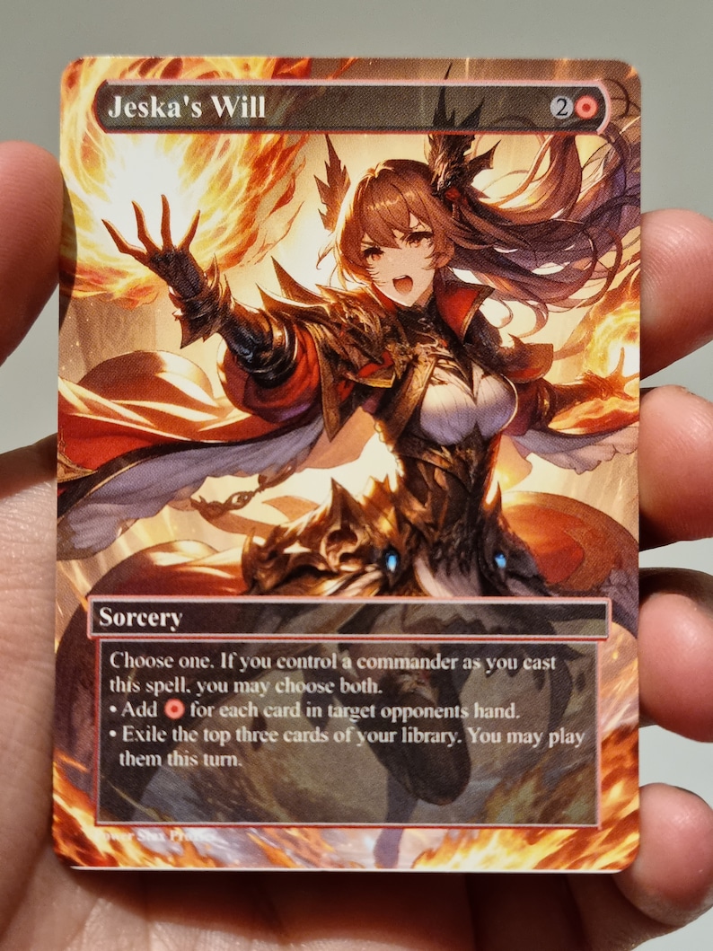 Jeska's Will MTG Proxy Custom Card, Full Art EDH - Etsy