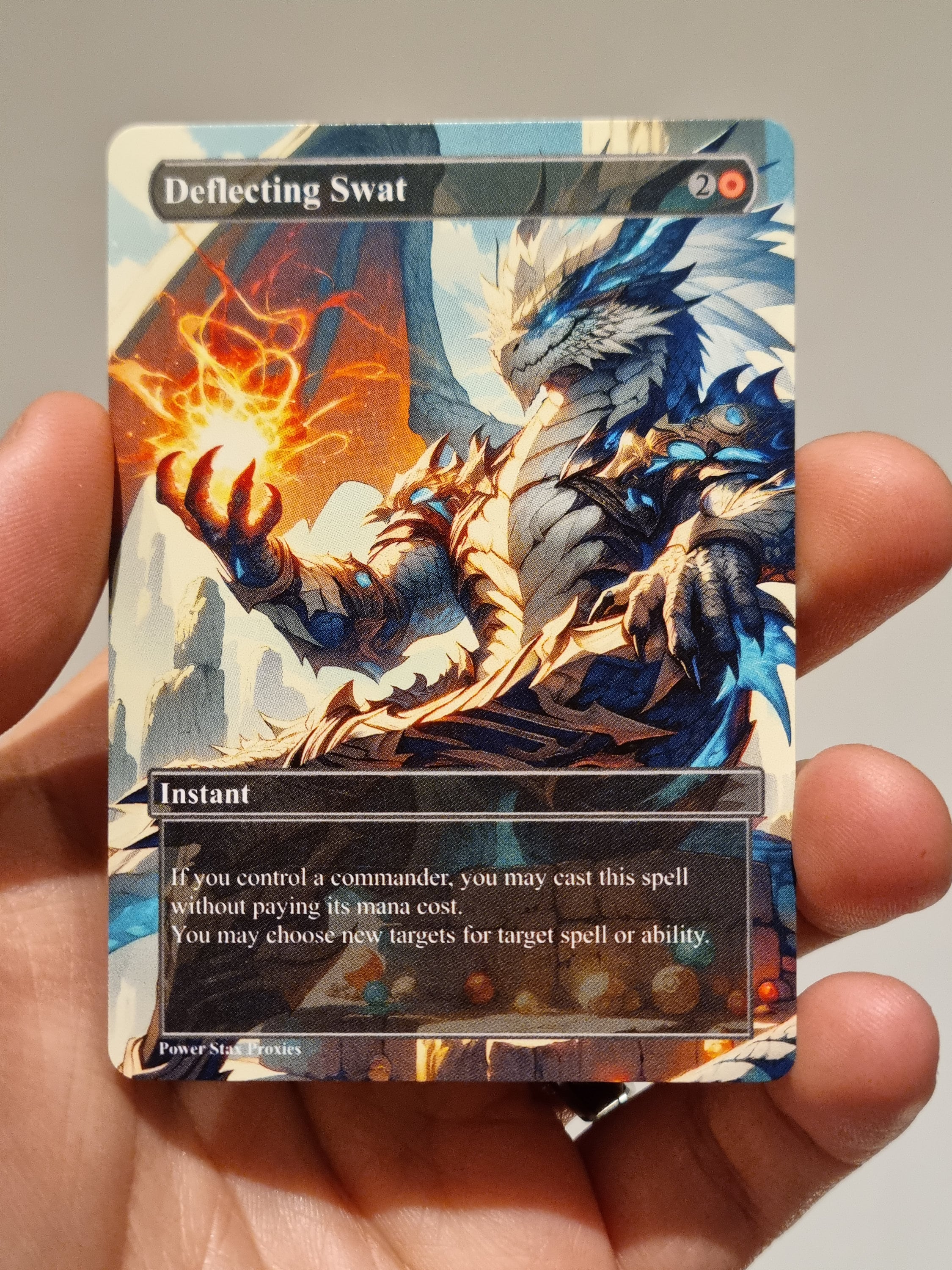 Deflecting Swat MTG Proxy Custom Card, Full Art EDH - Etsy