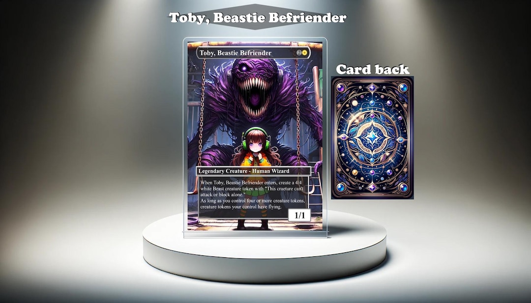 Toby, Beastie Befriender - MTG Proxy Custom Card, Full Art EDH - Etsy