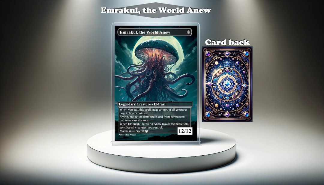 Emrakul, the World Anew - MTG Proxy Custom Card, Full Art EDH - Etsy