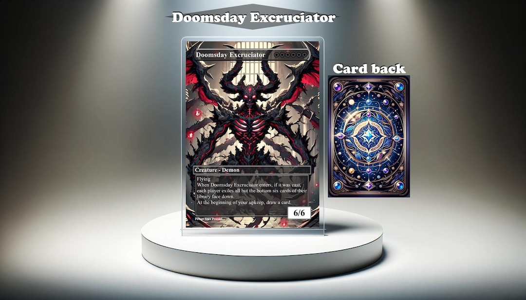 Doomsday Excruciator - MTG Proxy Custom Card, Full Art EDH - Etsy