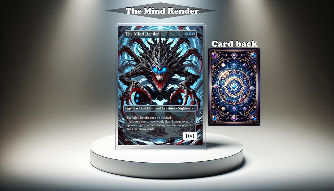 The Mind Render - MTG Proxy Custom Card, Full Art EDH - Etsy