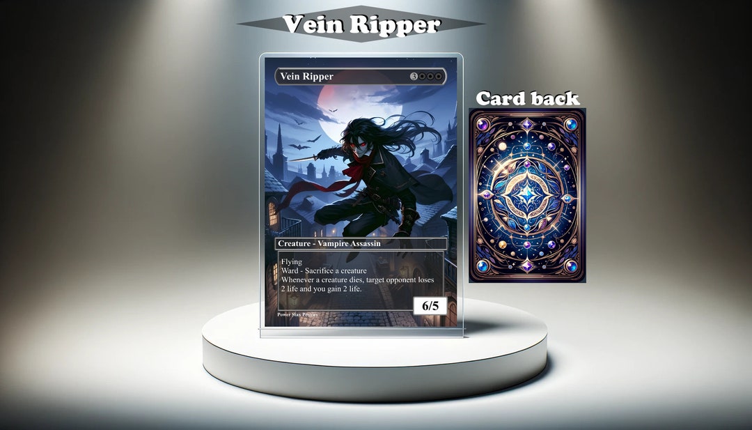 Vein Ripper - MTG Proxy Custom Card, Full Art EDH - Etsy