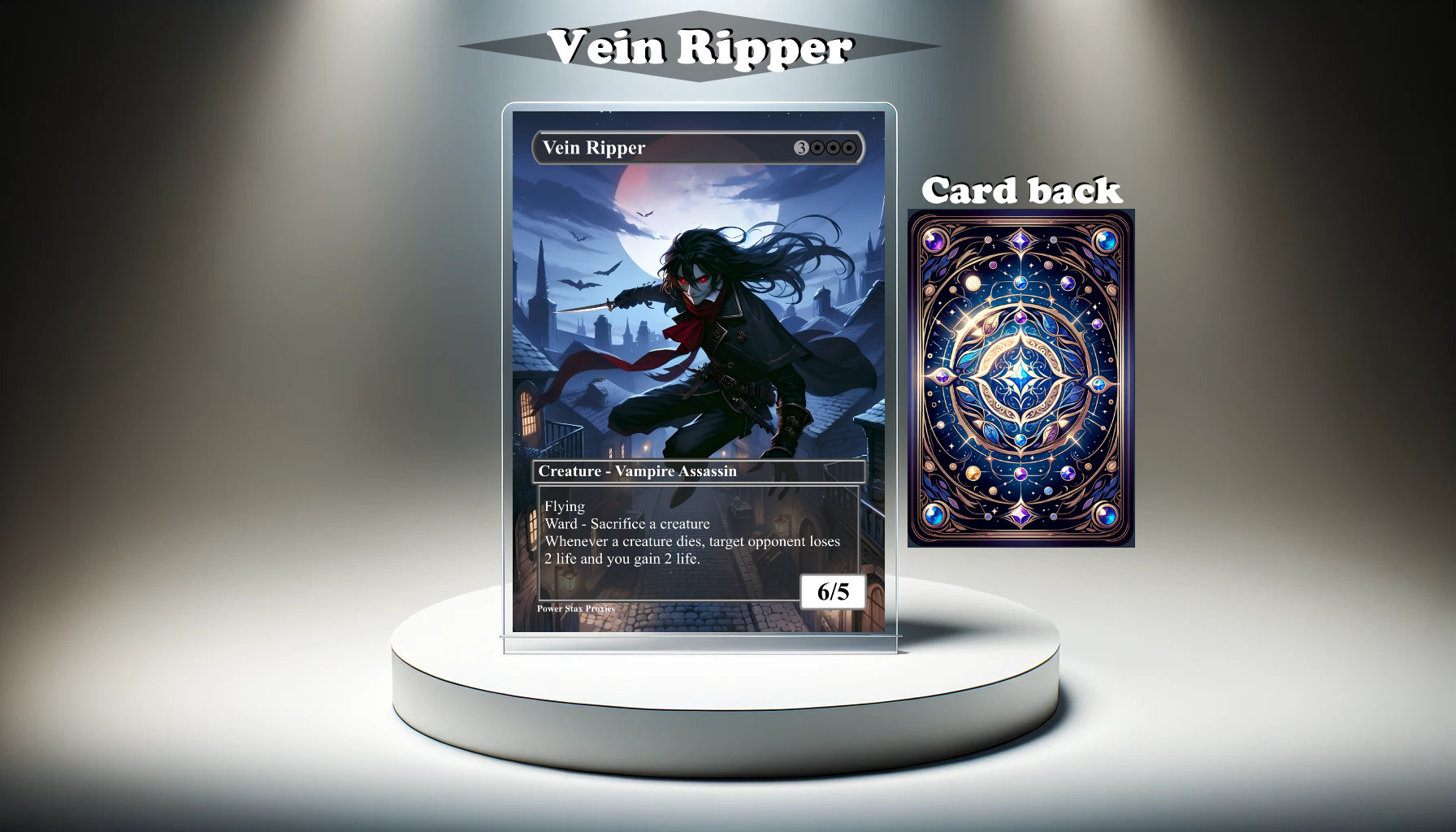 Vein Ripper MTG Proxy Custom Card, Full Art EDH - Etsy