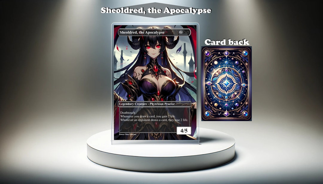 Sheoldred, the Apocalypse (anime Version) - MTG Proxy Custom Card, Full ...