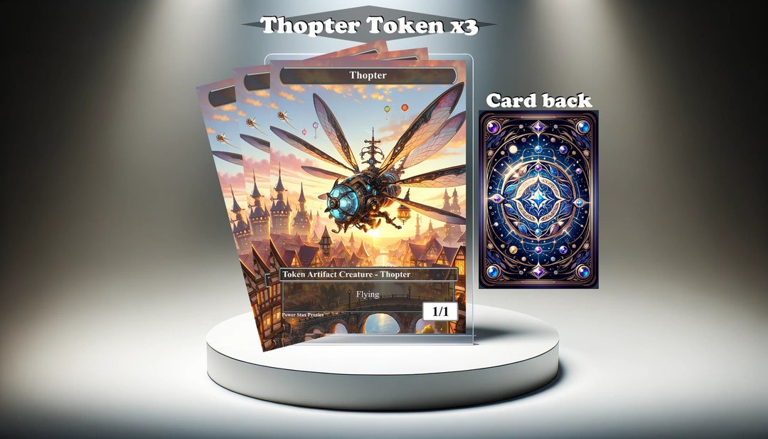 3x Thopter Token - MTG Proxy Custom Card, Full Art EDH - Etsy