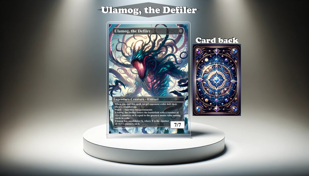 Ulamog, the Defiler - MTG Proxy Custom Card, Full Art EDH - Etsy