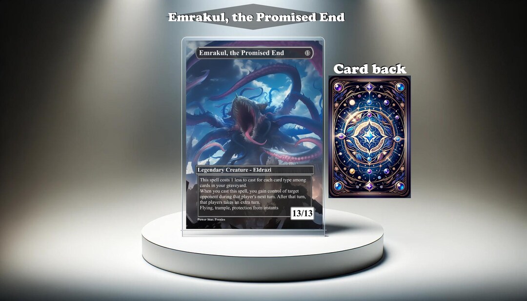 Emrakul, the Promised End - MTG Proxy Custom Card, Full Art EDH - Etsy