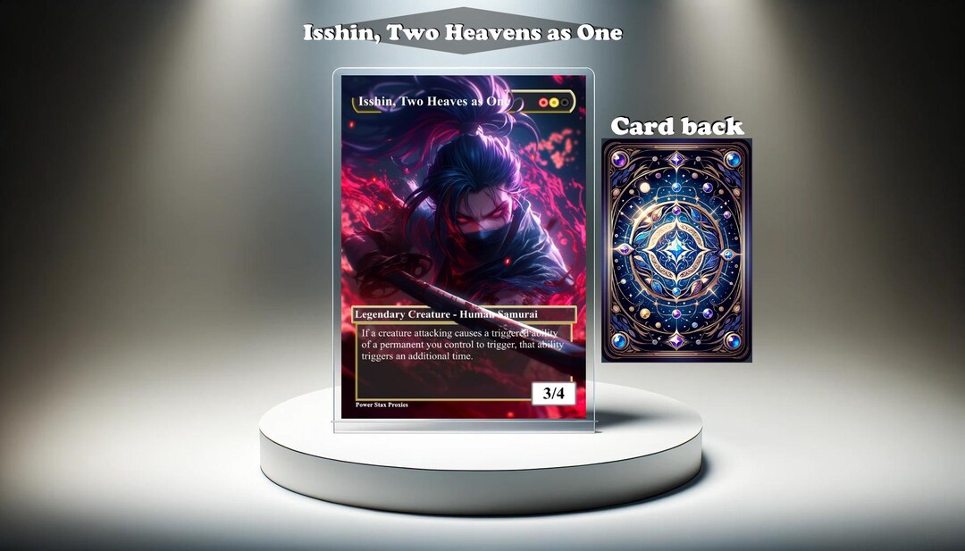 Isshin, Two Heavens as One - MTG Proxy Custom Card, Full Art EDH - Etsy